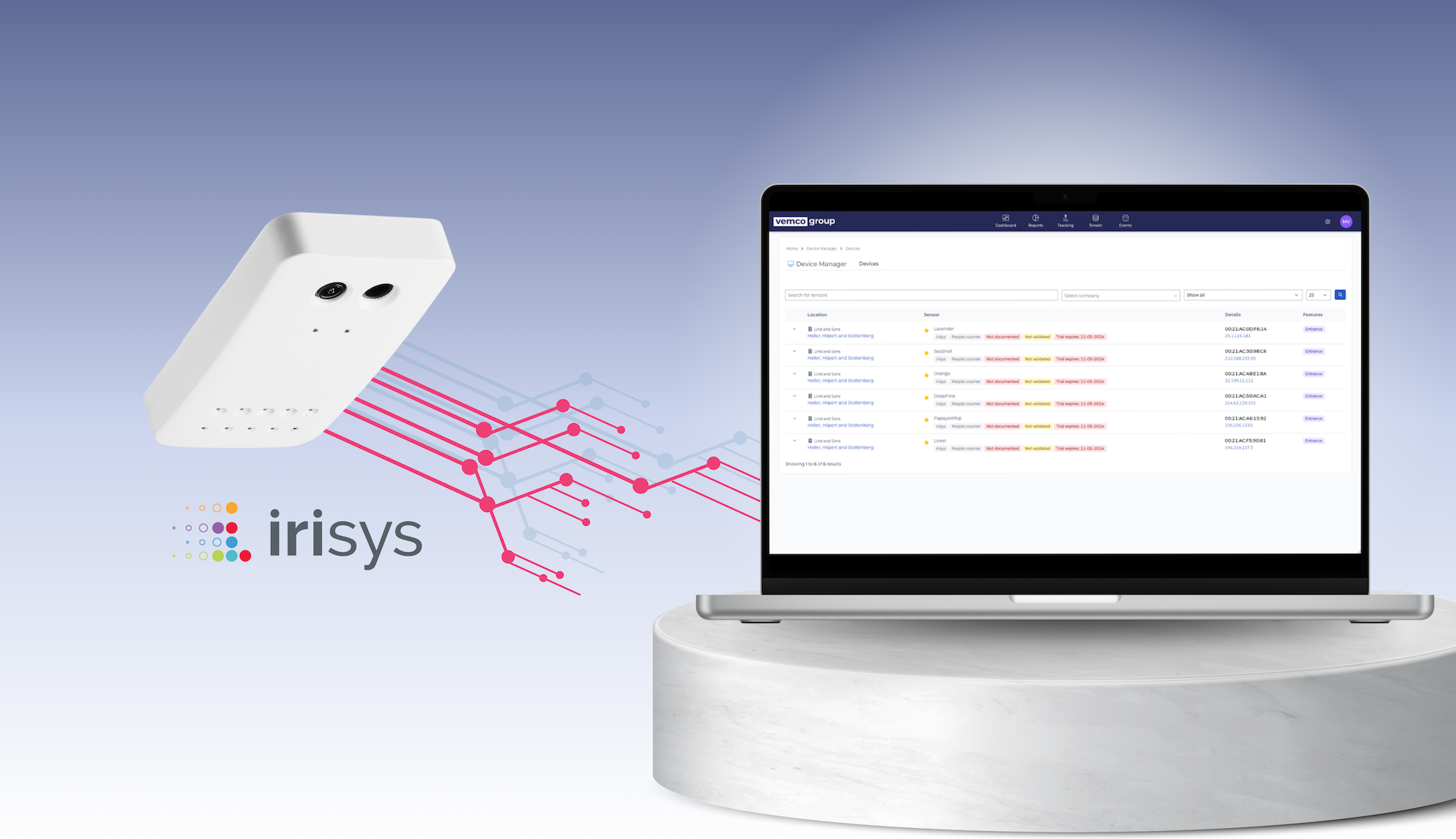 Keep Using Your Irisys Sensor with Vemco Group's Software